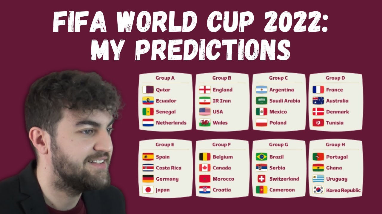 MY FIFA WORLD CUP 2022 PREDICTIONS! - YouTube