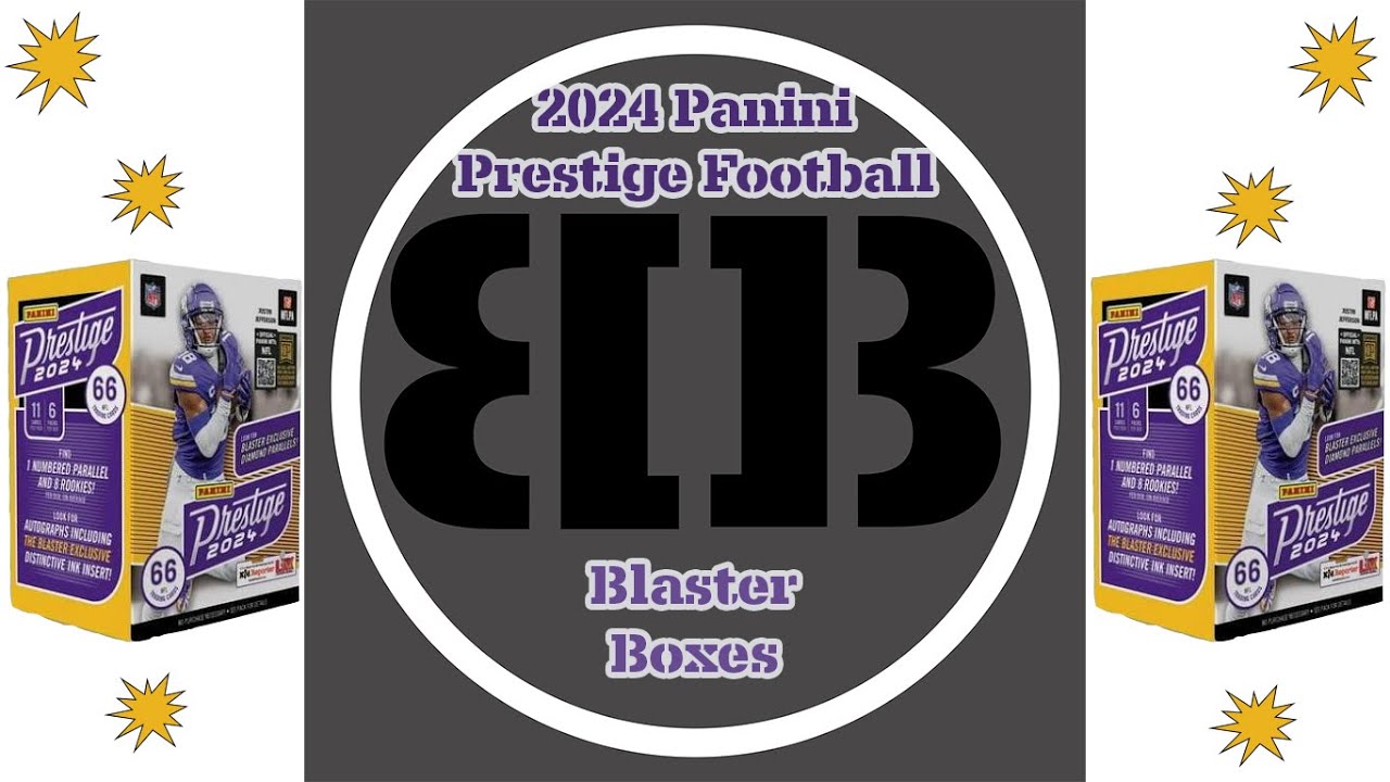 2024 Panini Prestige Football Blaster Boxes - YouTube
