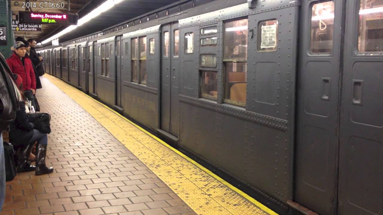 NYCT Subway: R1/R4/R6/R7A/R9 Holiday train OOS @ 125th St - YouTube