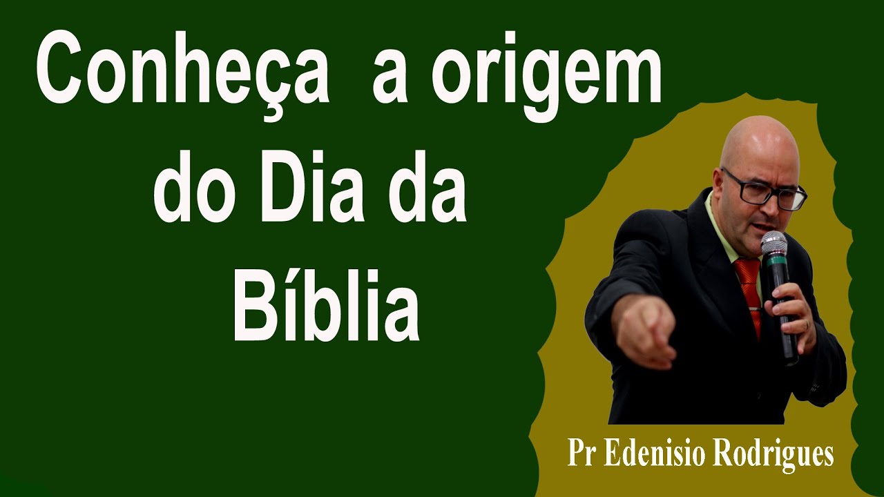 Conheça a origem do Dia da Bíblia - YouTube