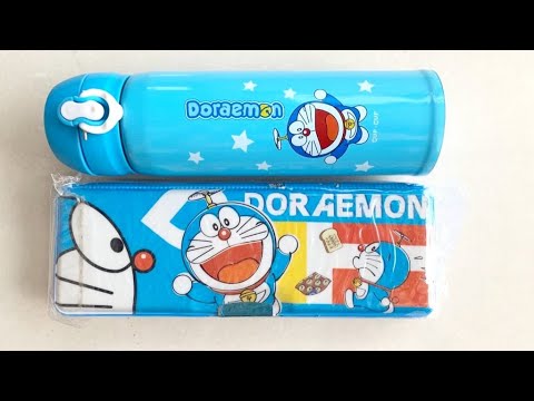 Doremon Pencil Box & Doremon Waterbottle New Collection - YouTube