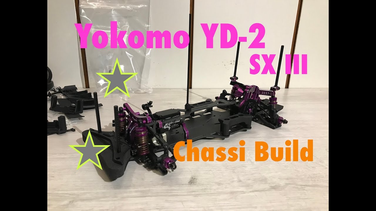 Yokomo YD-2 SXIII Purple Edition -- Drift Chassi Build / assembly - YouTube