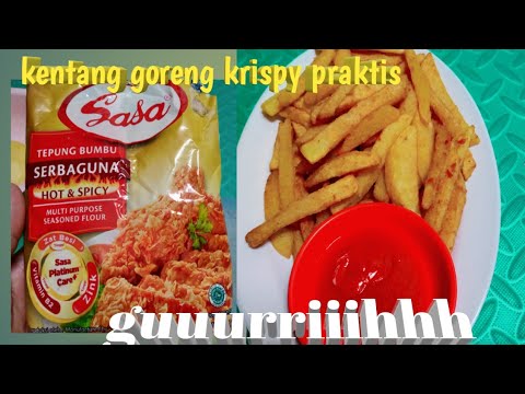 Cara Membuat Kentang Goreng Homemade Renyah - YouTube