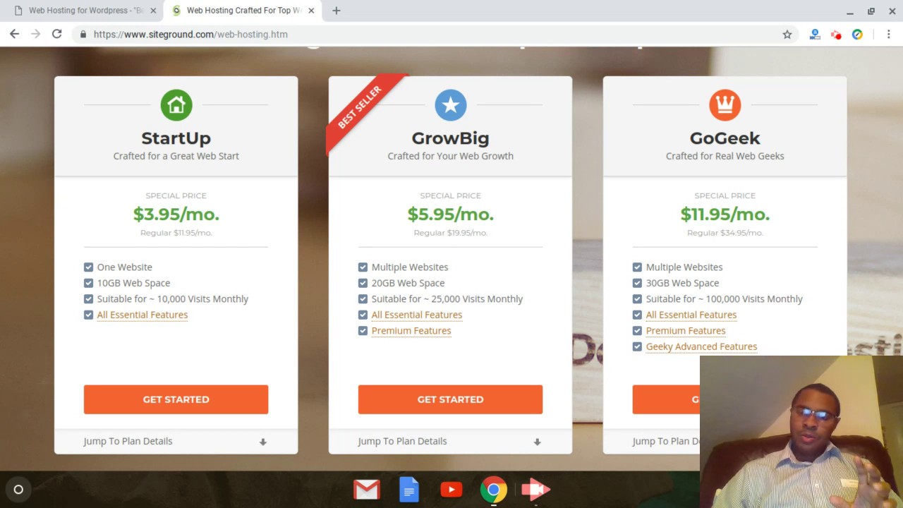 Siteground Gogeek Review 2020: Are Bluehost and A2 Hosting Better Than ...