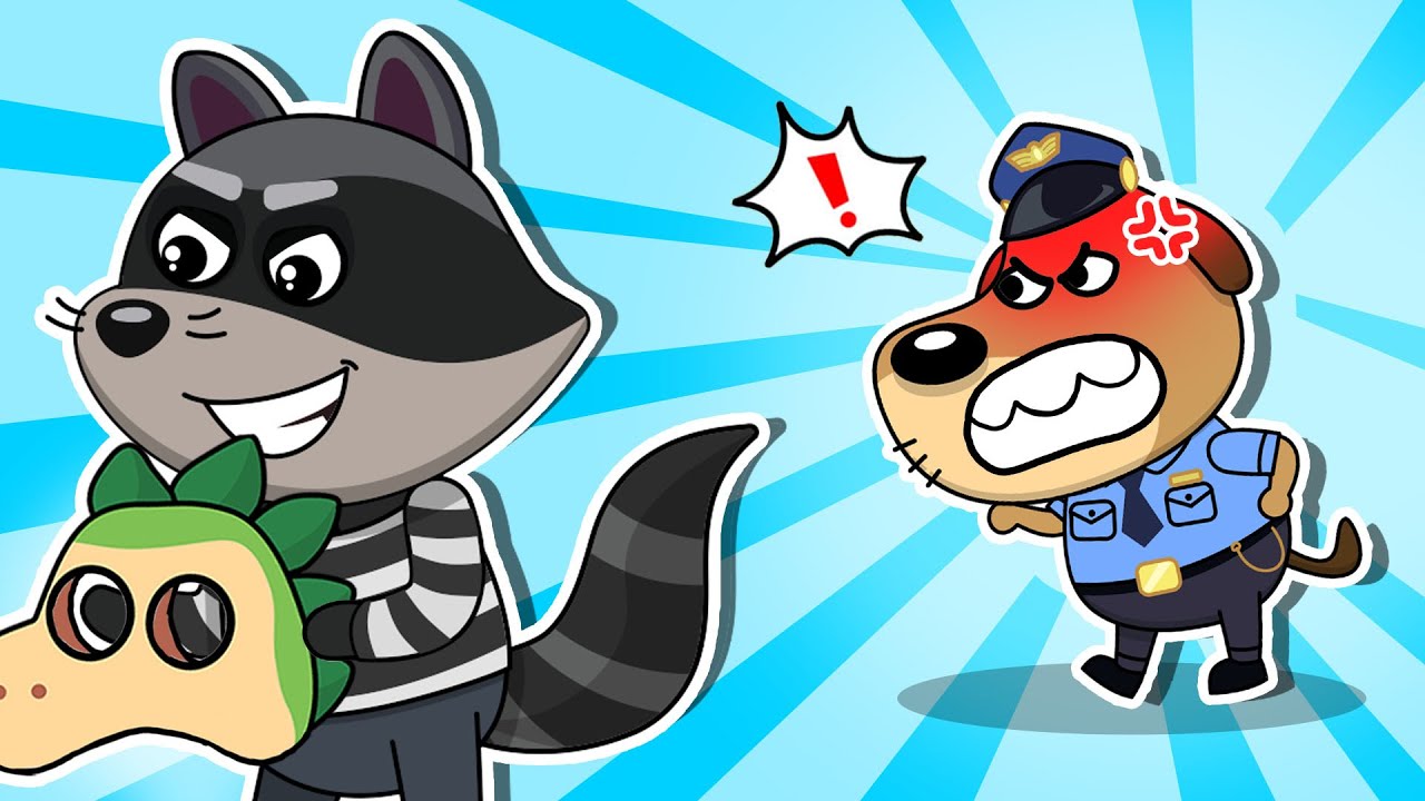 🚓 Inspector Woof Saves the Day! Family and Kids Stories by Fire Spike ...