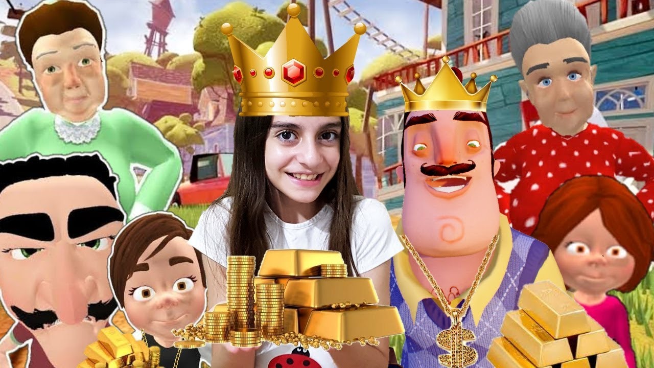 KOMŞUMUN AİLESİNİN GİZEMLİ ALTINLARI !! - Hello Neighbor/Neighbor ...
