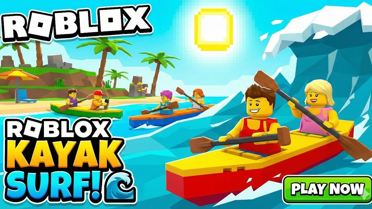 PLAYING ROBLOX KAYAK SURF 😎 GETTING UP PETS AND RAINBOW SURF 😄 - YouTube