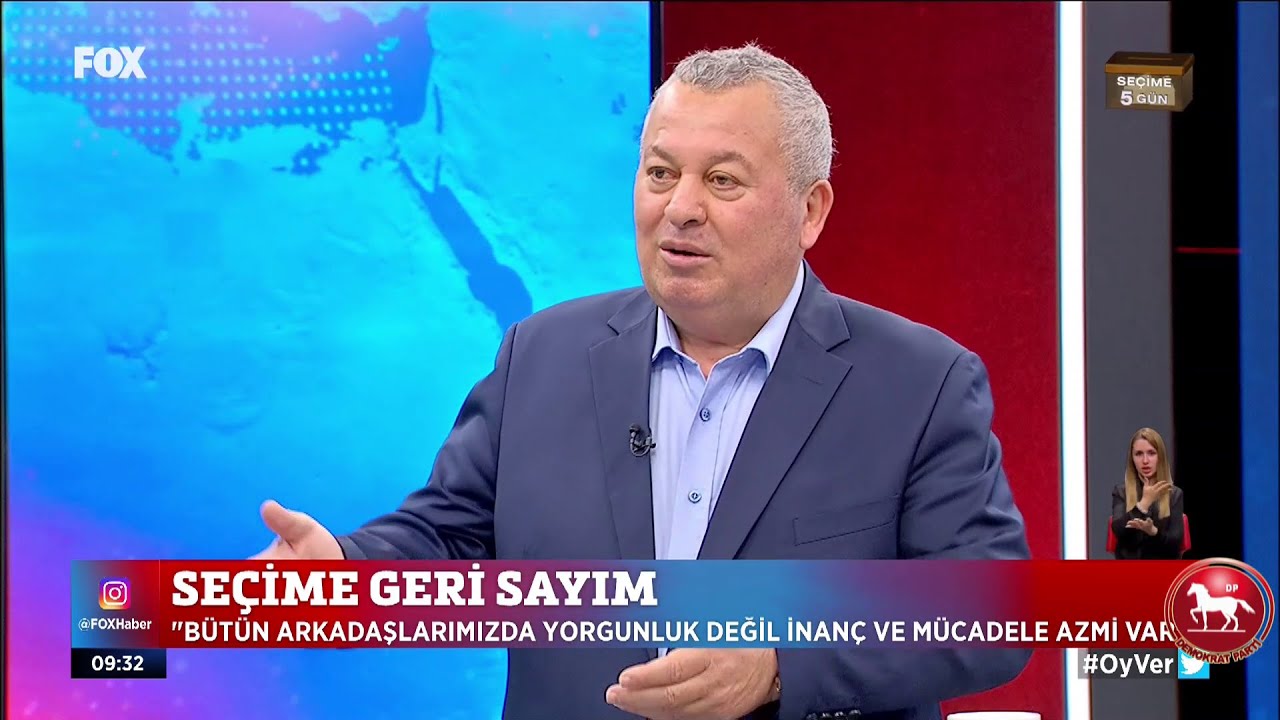 Demokrat Parti Genel Başkan Yardımcısı Cemal Enginyurt Fox TV'de ...