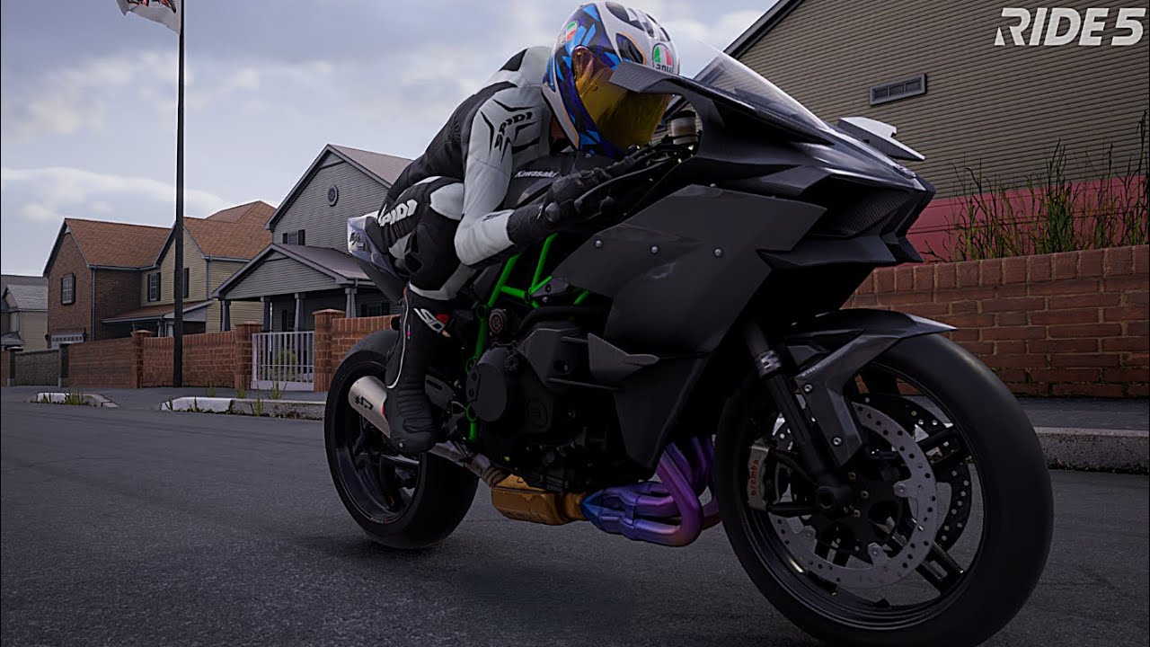 KAWASAKI H2R - FURIOUS RACING I RIDE 5 [4K 60FPS HDR] - YouTube