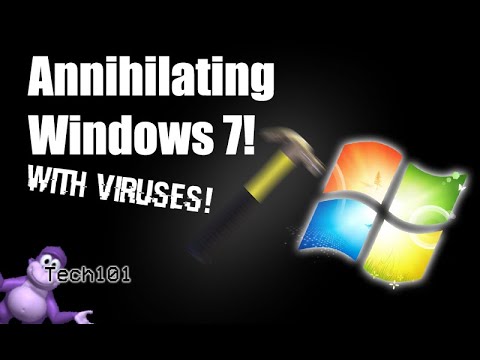 DESTROYING WINDOWS 7!! (WITH VIRUSES!) - YouTube