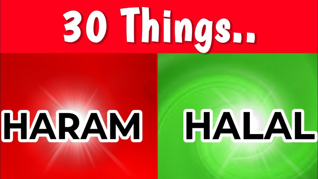 30 Haram and Halal Quiz Challenge | Islam Quiz | Haram or Halal Things ...