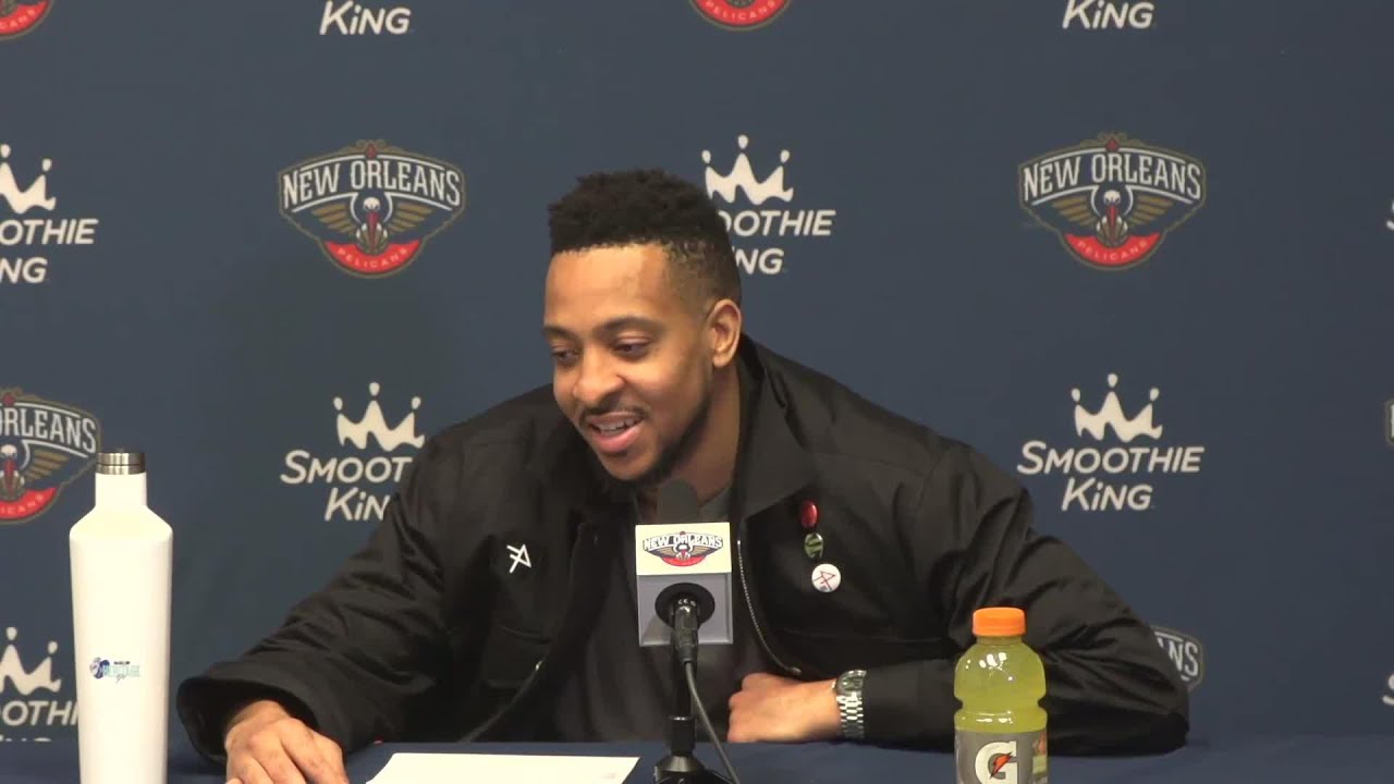 CJ McCollum | Pelicans-Knicks Postgame Interview 4/7/2023 - YouTube