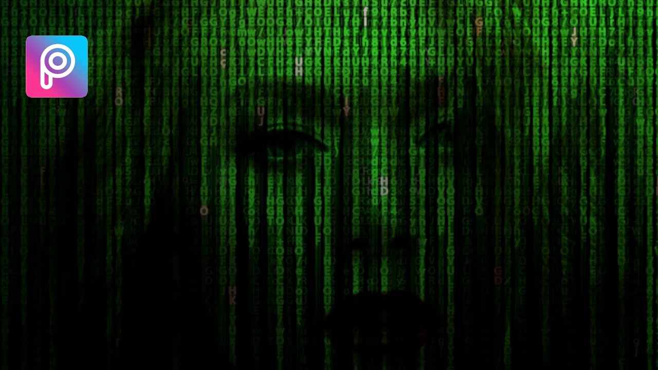 How to Make Matrix Effect In Picsart - YouTube