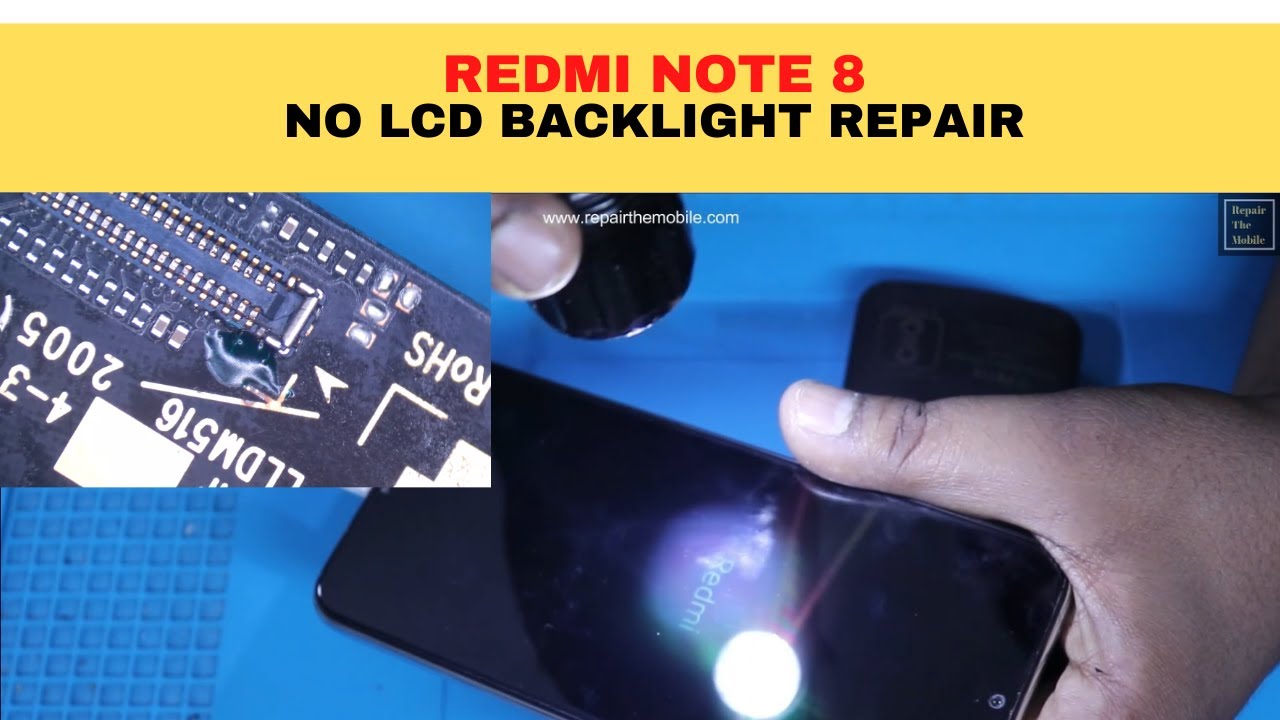 Redmi Note 8 No display Solution || Liquid Damage - YouTube
