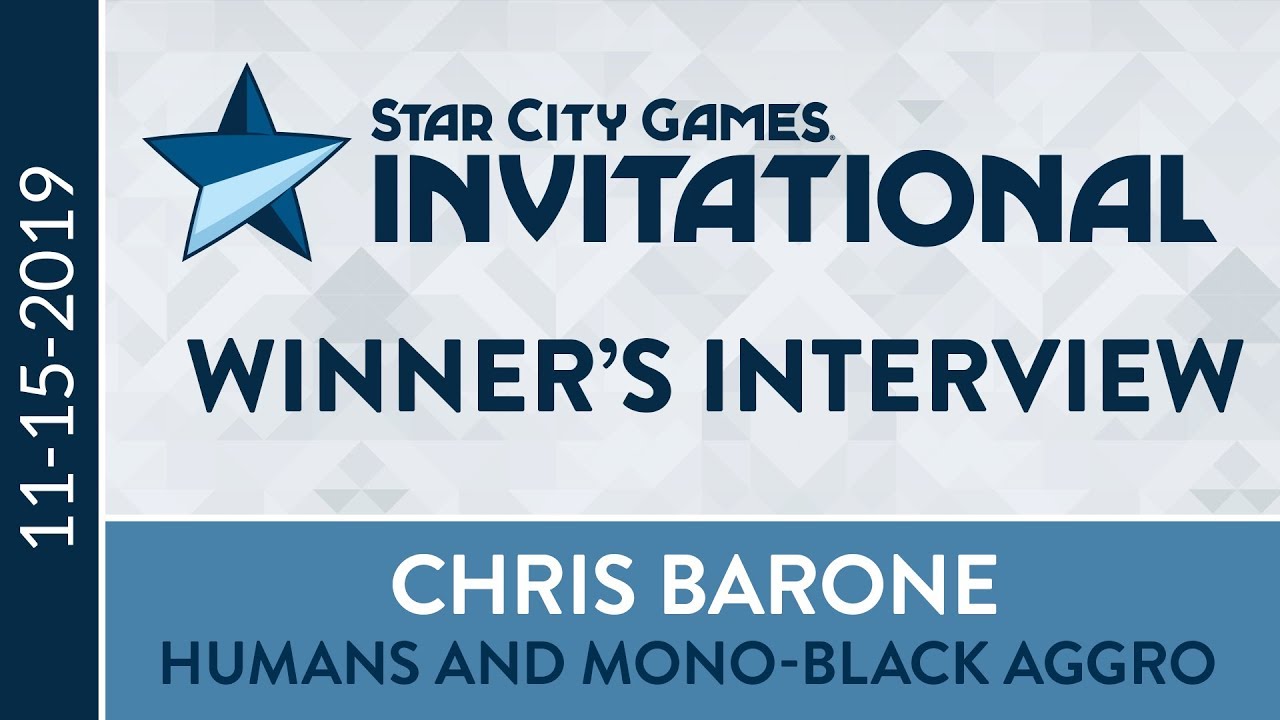 SCGCON: Winner's Interview with Chris Barone [Pioneer/Modern] - YouTube
