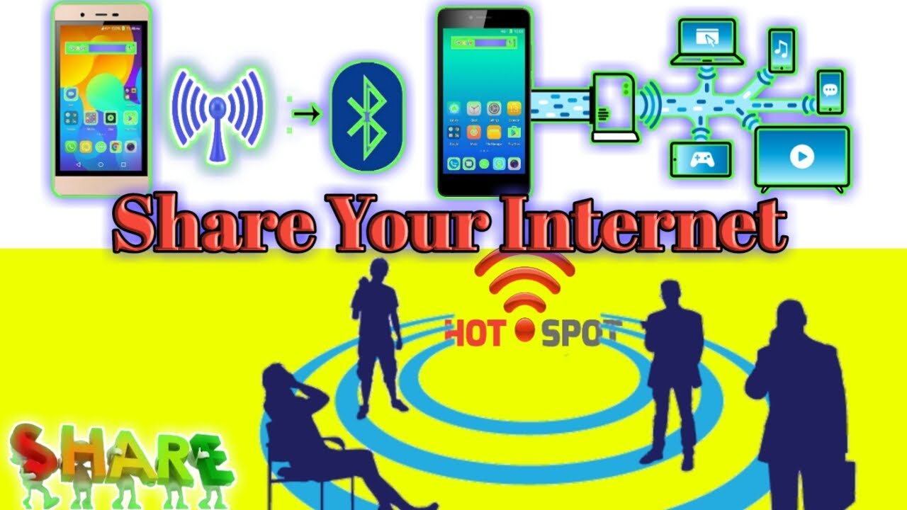 how to share internet connection? Share Internet Via Bluetooth and ...