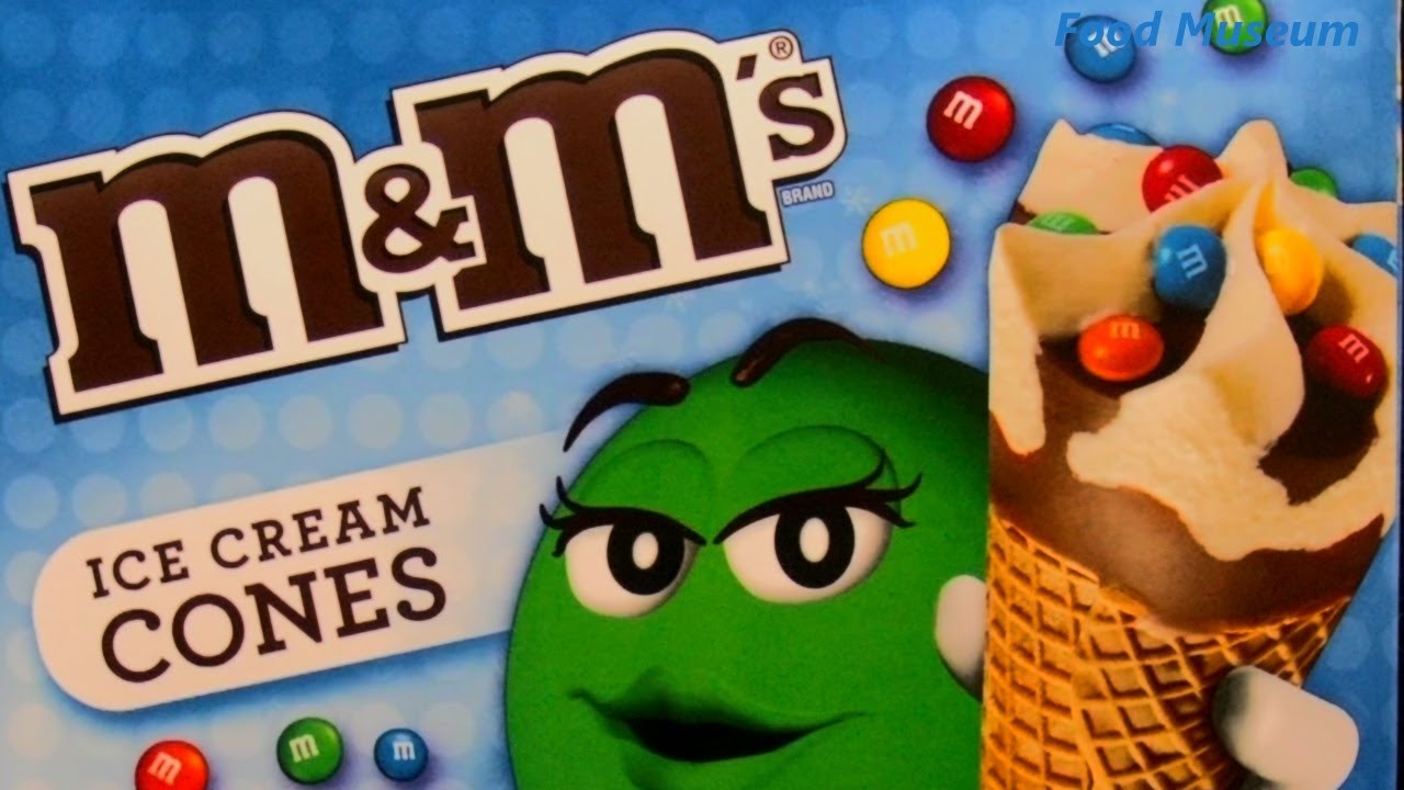 M&M's Ice Cream Cones _ Food Museum - YouTube