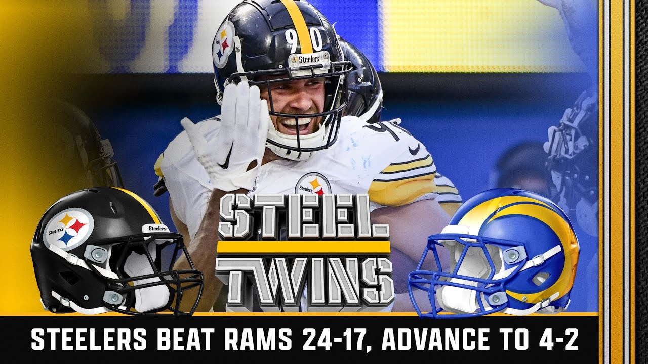 STEELERS BEAT RAMS 24-17 IN SLOPPY GAME | STEELERS VS RAMS WEEK 7 GAME ...