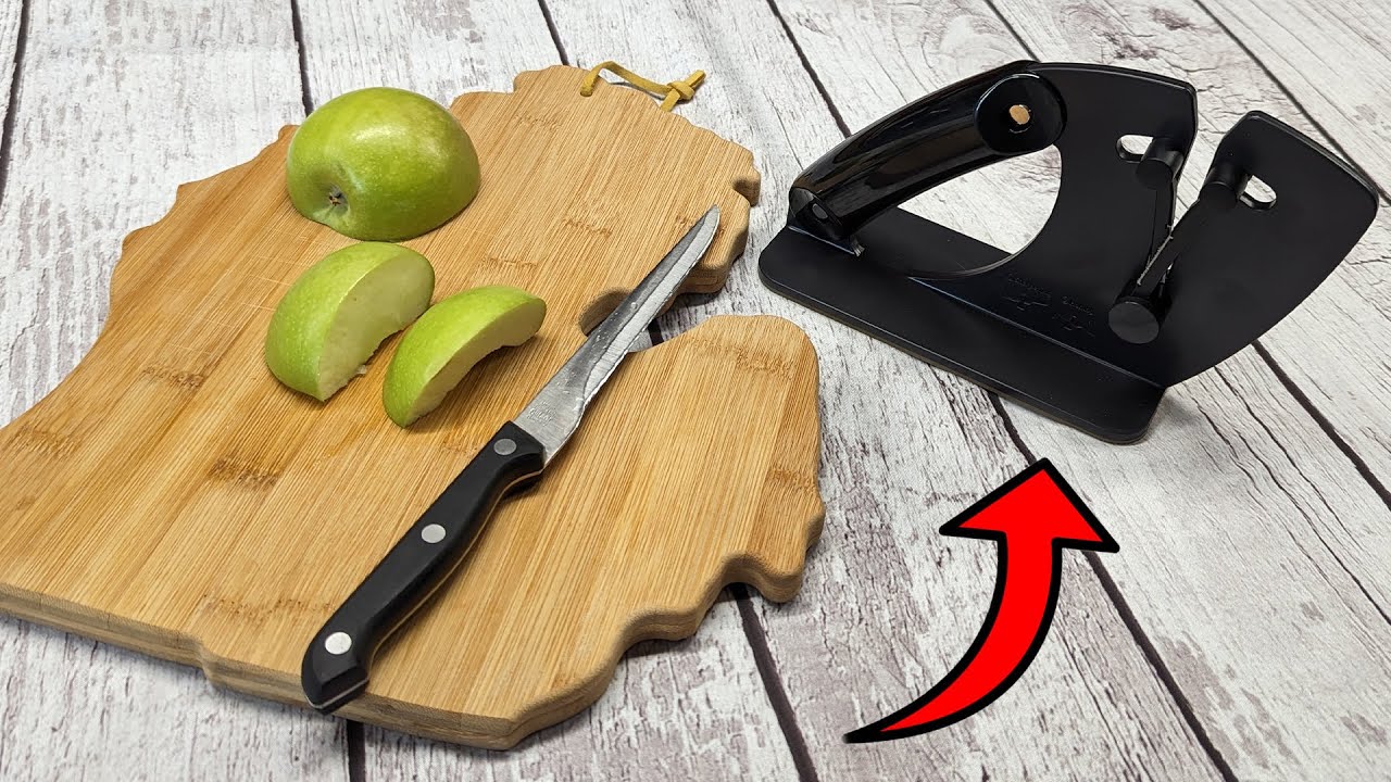 Revive Dull Blades With THIS Easy to use Knife Sharpener - YouTube