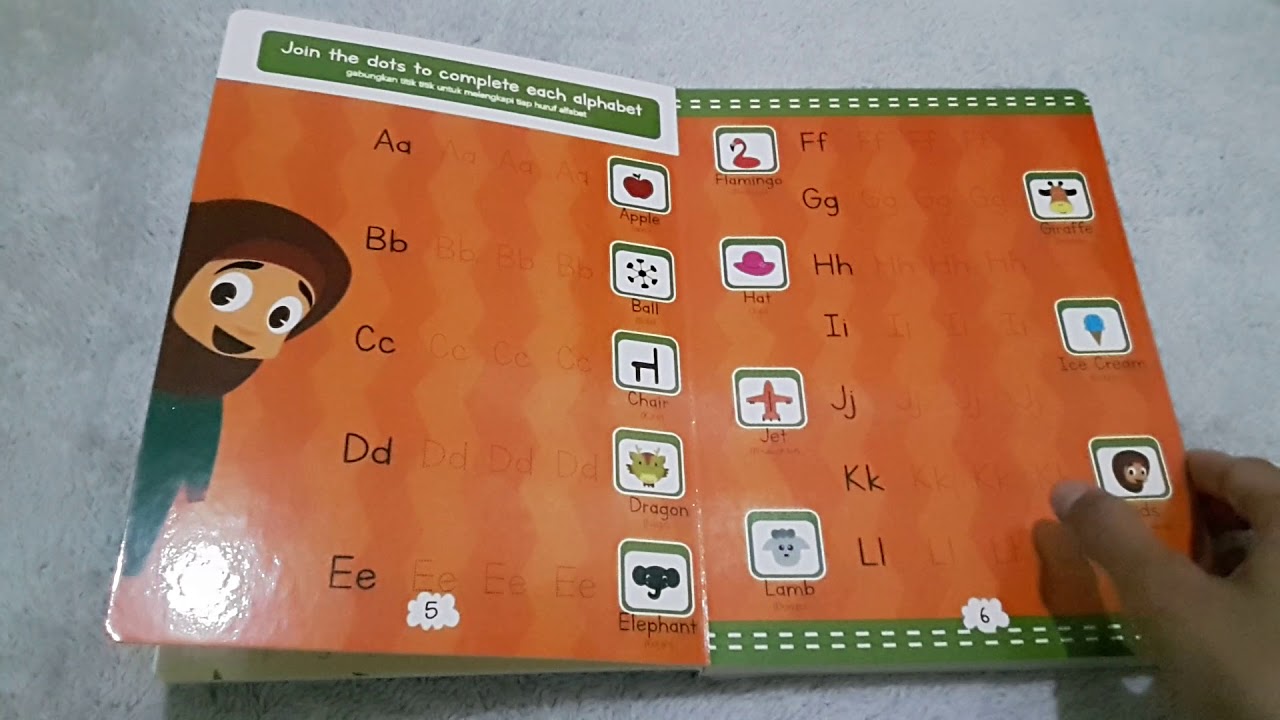 Bilingual Activity Book 2 - wipe and clean pages - YouTube