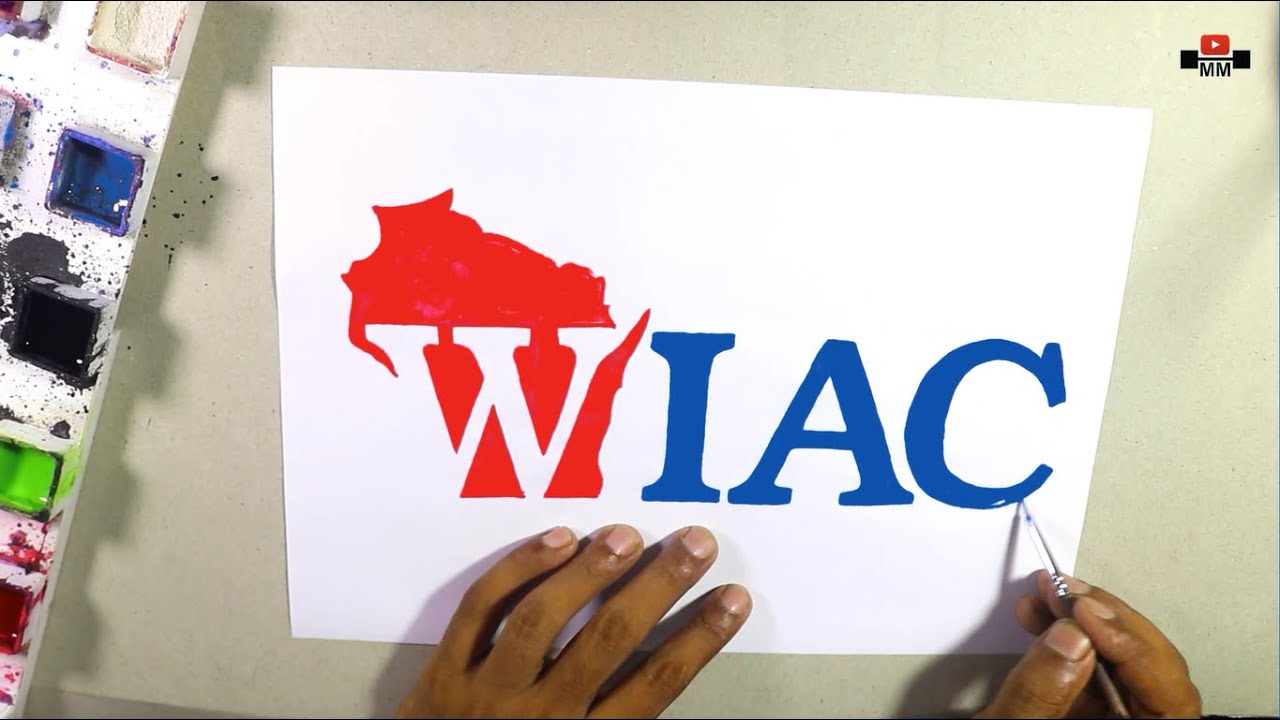 How to draw the Wiac logo - YouTube