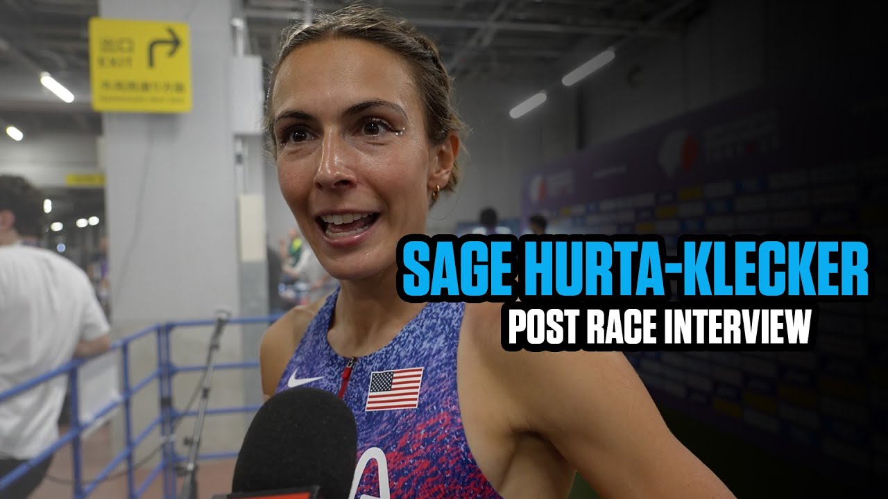 Sage Hurta Klecker post race interview | World Championships Tokyo ...
