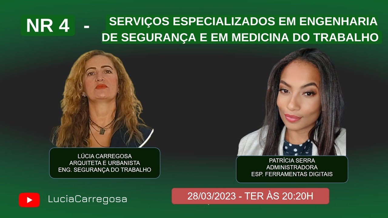 NR 04 – SERVIÇOS ESPECIALIZADOS EM ENGENHARIA DE SEGURANÇAE EM MEDICINA ...