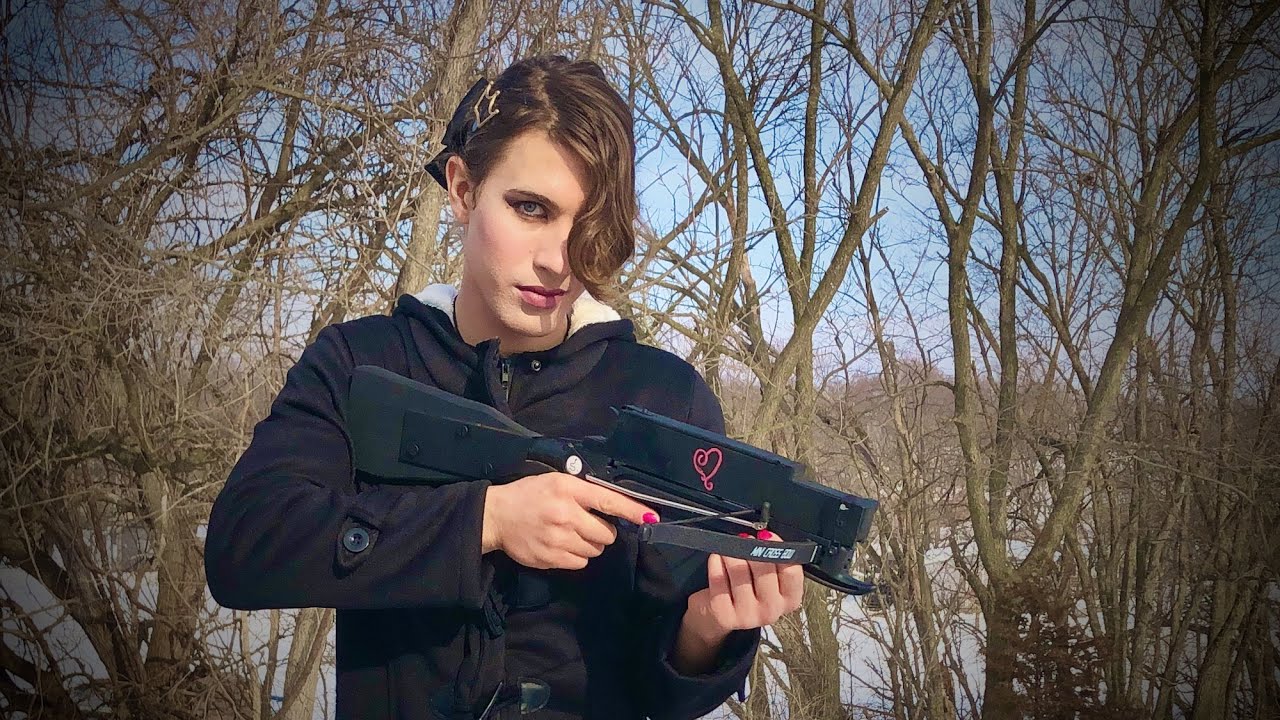 How to made a pistol crossbow magazine and stock - YouTube