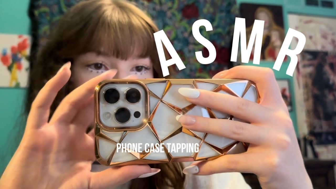 ASMR: Fast Tapping & Scratching on Textured Phone Cases + Camera Tapping ! 💤 - YouTube