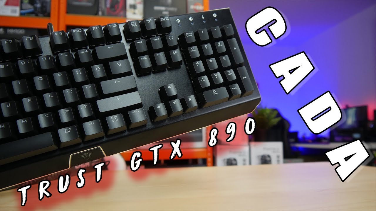 TRUST CADA GTX890 - dobra klawiatura mechaniczna na czerwonych ...