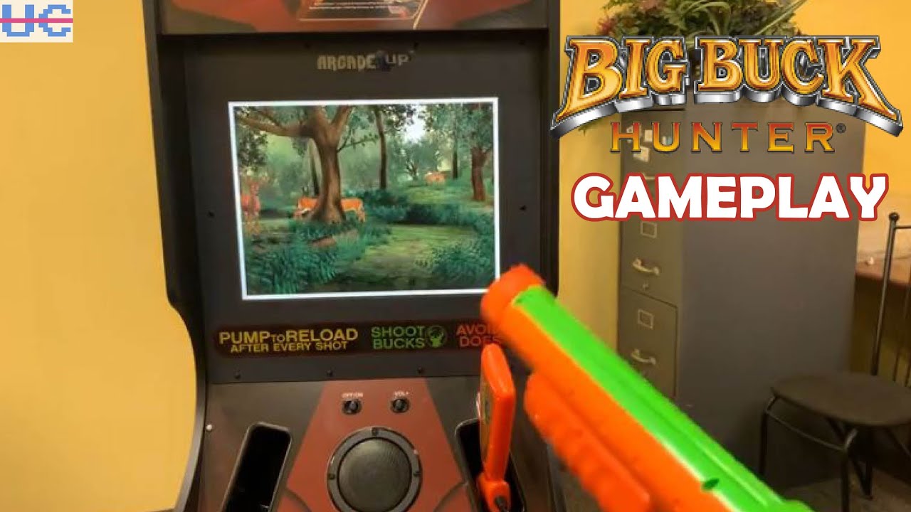 GAMEPLAY! Big Buck Hunter Arcade1up on Full Display: How Does It Look ...