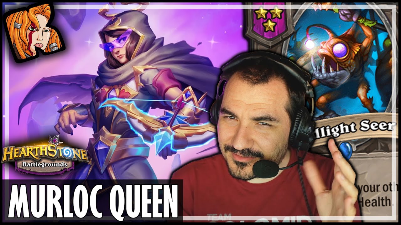 TESS IS THE MURLOC QUEEN! - Hearthstone Battlegrounds - YouTube