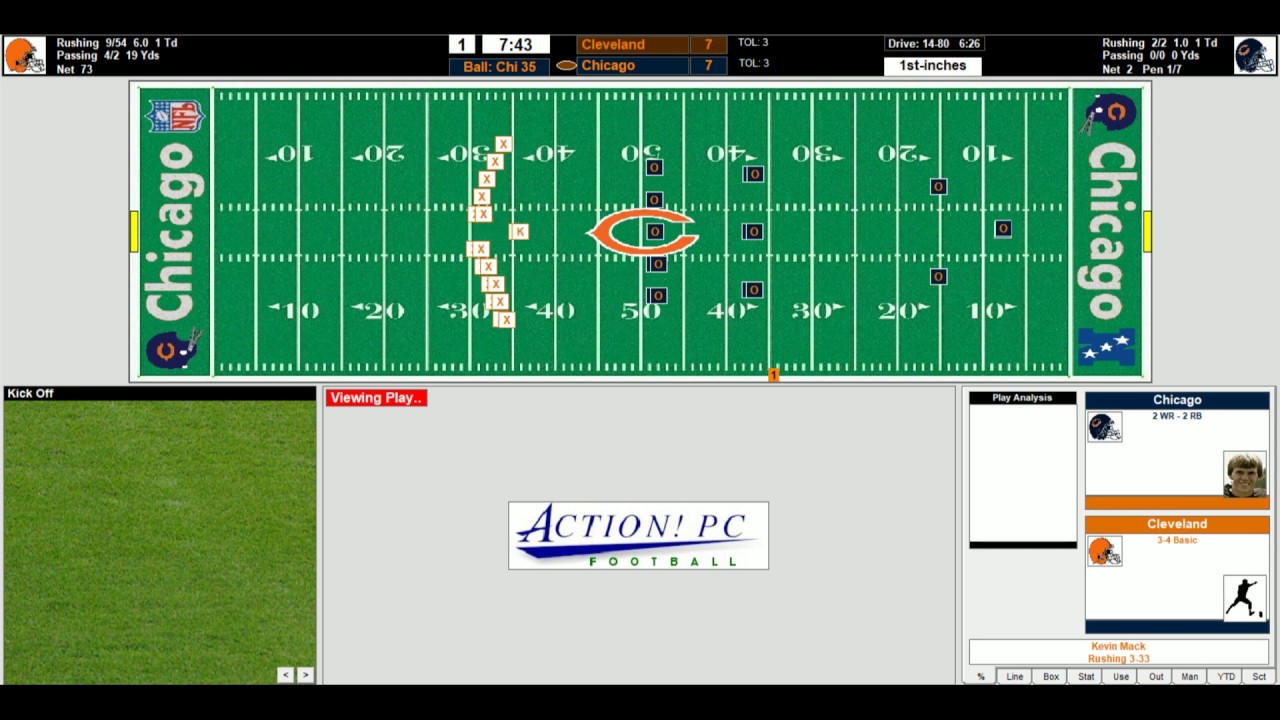 1986 Pro Football Replay: Cleveland at Chicago - YouTube