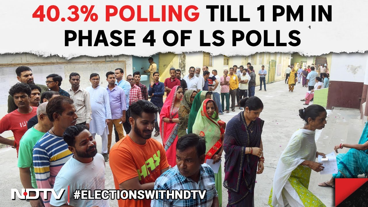 Voting Percentage | 40.3% Polling Till 1 pm As 96 Seats Across 9 States ...