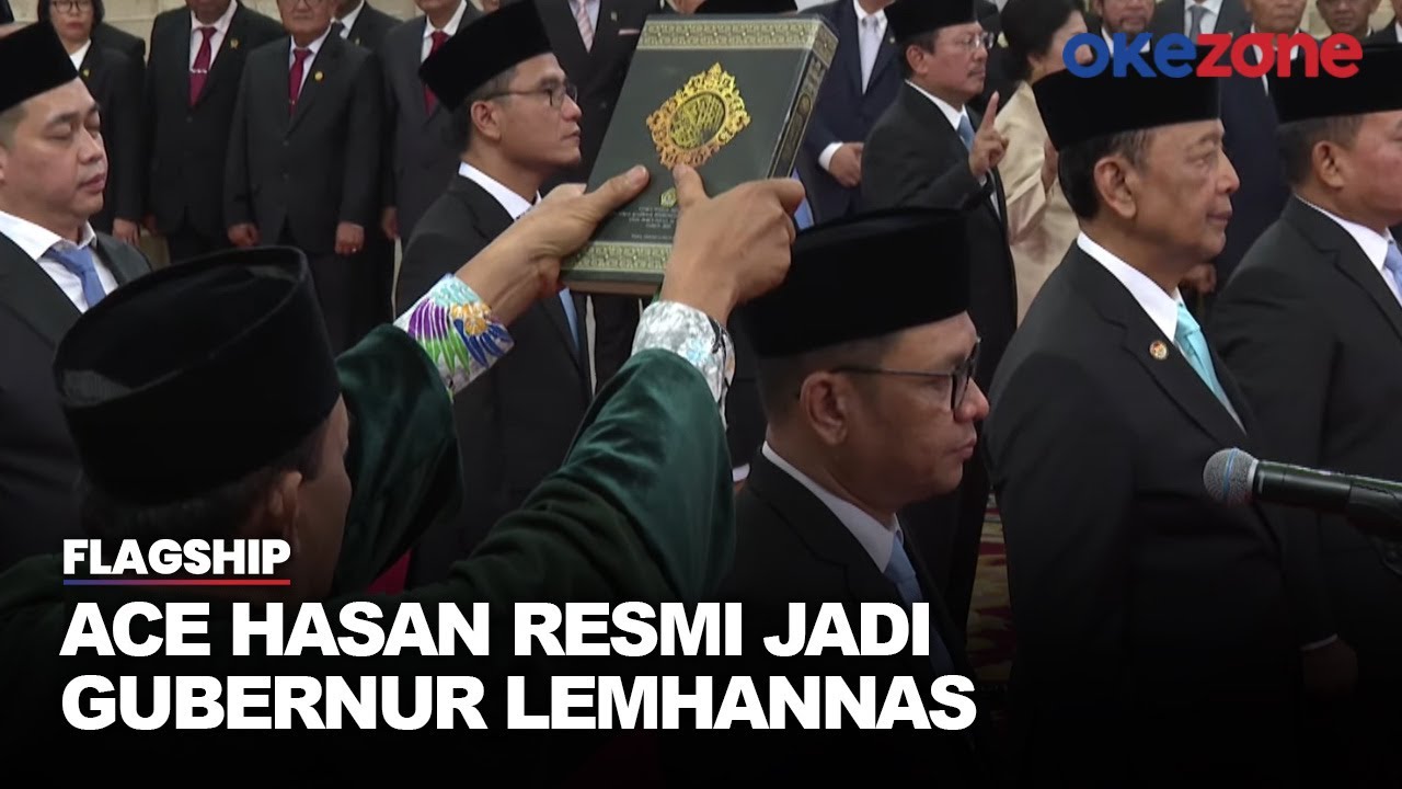 Presiden Prabowo Resmi Lantik Ace Hasan Syadzily Jadi Gubernur ...