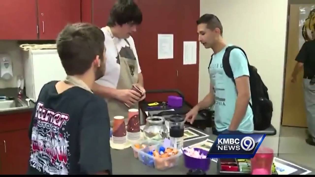 Student-run coffee shop helps kids with job, social skills - YouTube