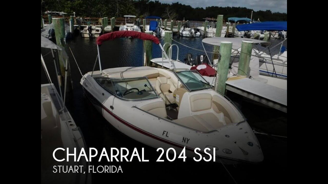 [UNAVAILABLE] Used 2004 Chaparral 204 SSI in Stuart, Florida - YouTube