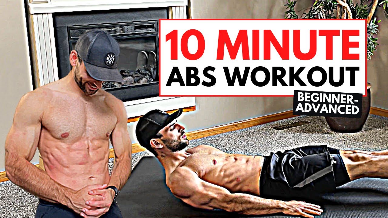10 Min Workout For Abs at Home // Beginner-Advanced - YouTube