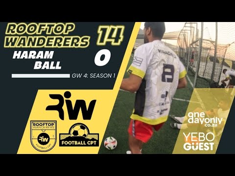 ⚽ ROOFTOP WANDERERS VS HARAM BALL⚽ GW4 20.02.2025 #football (moments in the description) - YouTube