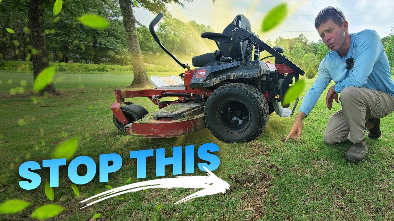 EASY Damage Free Turns on a Zero Turn Mower - YouTube
