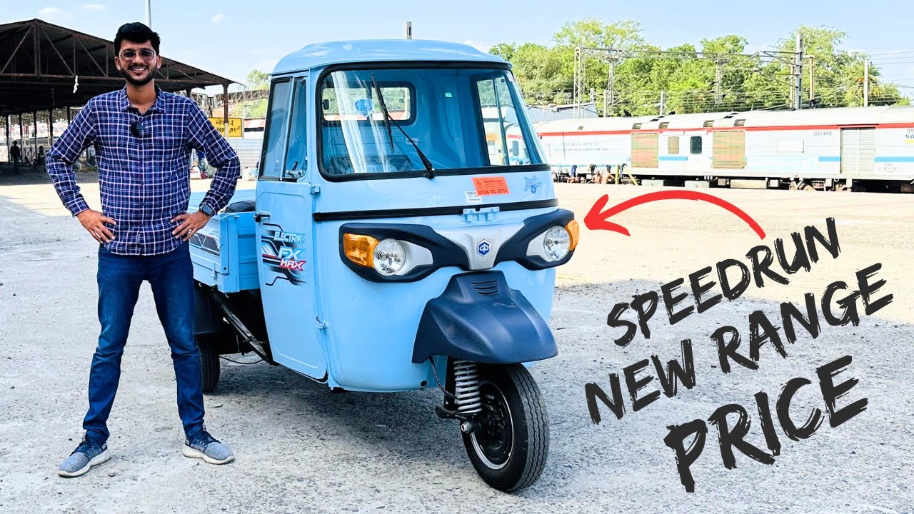 Piaggio Ape Electrik Cargo Three wheeler Review | Price | Mileage ...