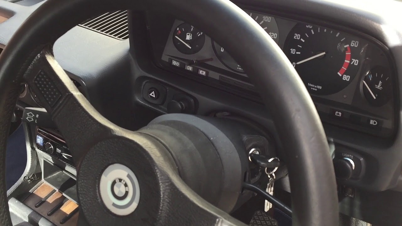 1981 BMW M535i Interior - YouTube