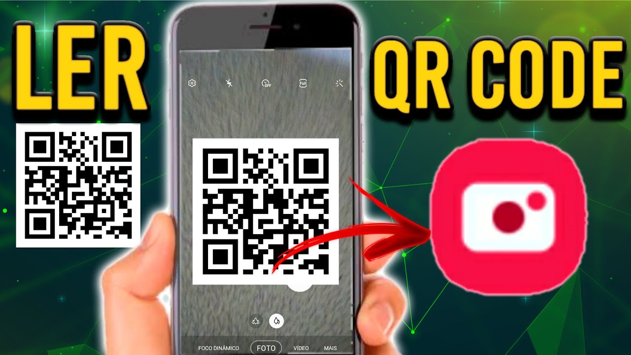 Como ler código QR CODE com a CÂMERA do Celular - YouTube