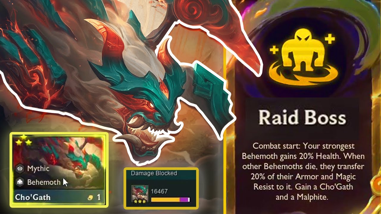 Massive Cho'gath is back!!! and unkillable with the sniper backline ...