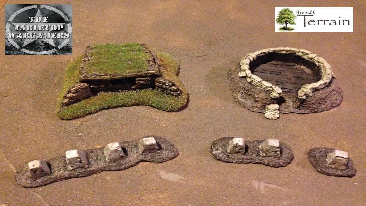 Resin Terrain Review - Small Terrain Miniature Scenery - YouTube