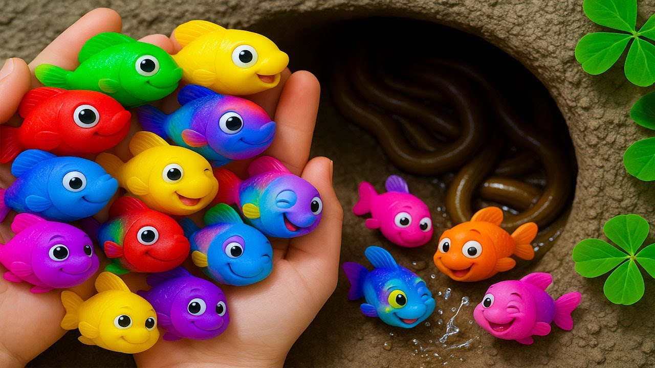 Great Catch Beautiful Aquarium Fish In Giant Colorful Eggs, Fantail ...