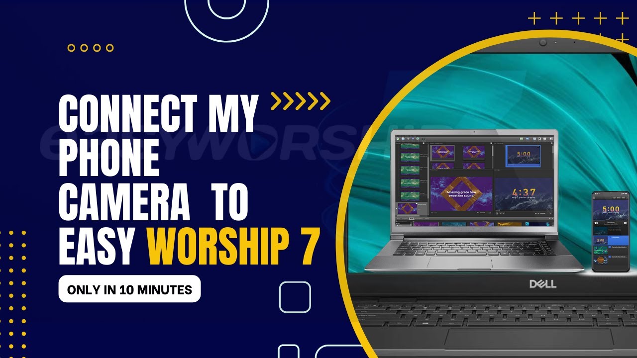 Connect your Phone as Camera to Easy Worship - YouTube