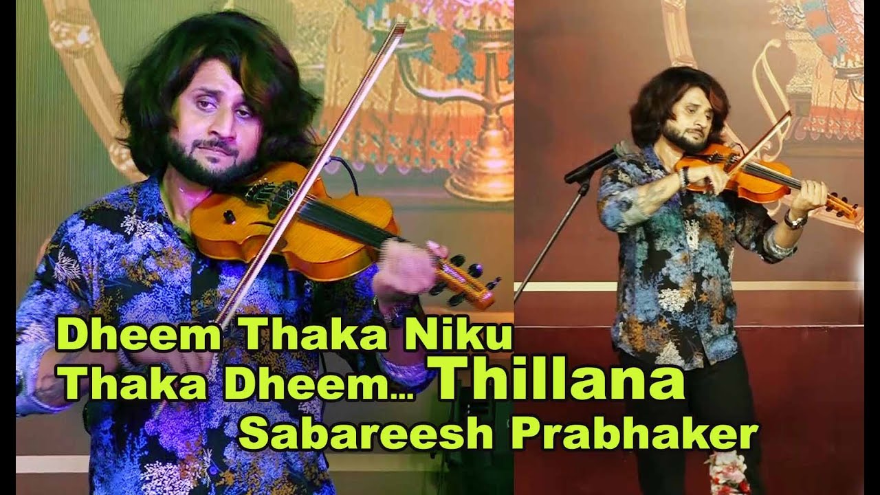 Sabareesh Prabhake || Thillana by Maharaja Swathi Thirunal. - YouTube