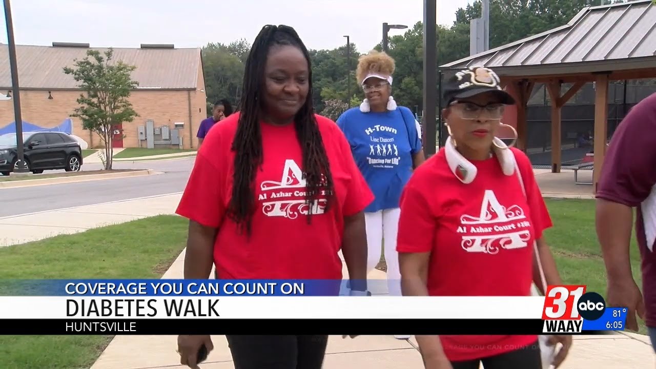 Diabetes Walk-A-Thon in Huntsville - YouTube
