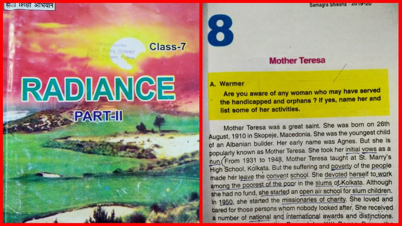 Bihar Board Class 7 English Radiance Chapter 8 Mother bihar-board-class-7-english-radiance-chapter-8-mother